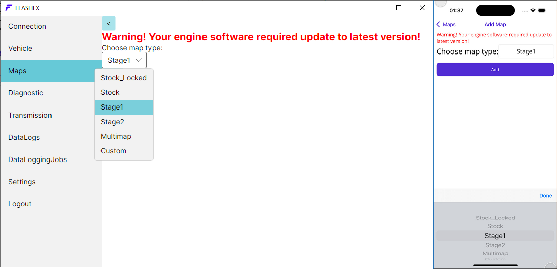 Compatible/latest softwares